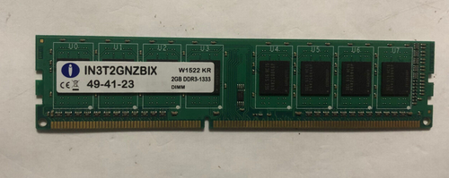 RAM IN3T2GNZBIX 49-41-23 2GB DDR3-1333 W1522 KR | eBay