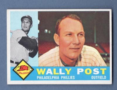1960 Topps #13 Wally Post EX-MT GO240A | eBay
