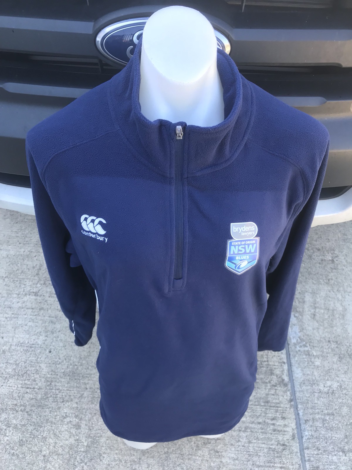 Nsw State Of Origin Training Fleece Hoodie Jacket jersey cut Isc | eBay ...