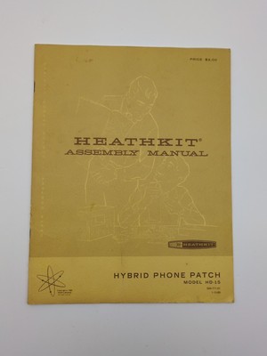 Original Heathkit Assembly Manual for HD-15 hybrid phone patch Owners ...