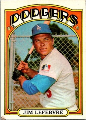 Jim Lefebvre 1972 Topps #369 Los Angeles Dodgers | eBay