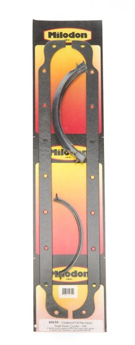 Milodon 40650 Oil Pan Gasket, Crushproof, Fiber, Multi-Piece, Small ...