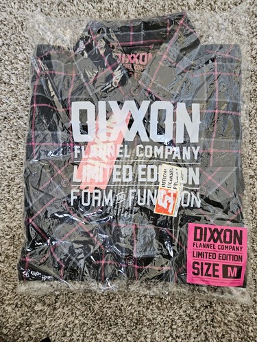 Dixxon Flannel Limited Edition Snap On Pink Medium | eBay