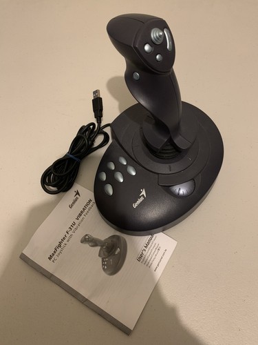 Genius Maxfighter F-31U Joystick, with manual - good condition | eBay ...