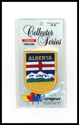 Alberta Canada Travel Souvenir Embroidered Patch 2" x 2.75" | eBay