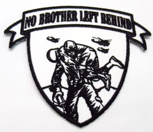 No Brother Left Behind Patch Military Rescue Iron-On Veteran Support ...