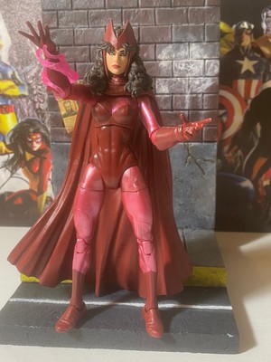 Marvel Legends Scarlet Witch Wanda Maximoff 3 Pack Magneto Action ...
