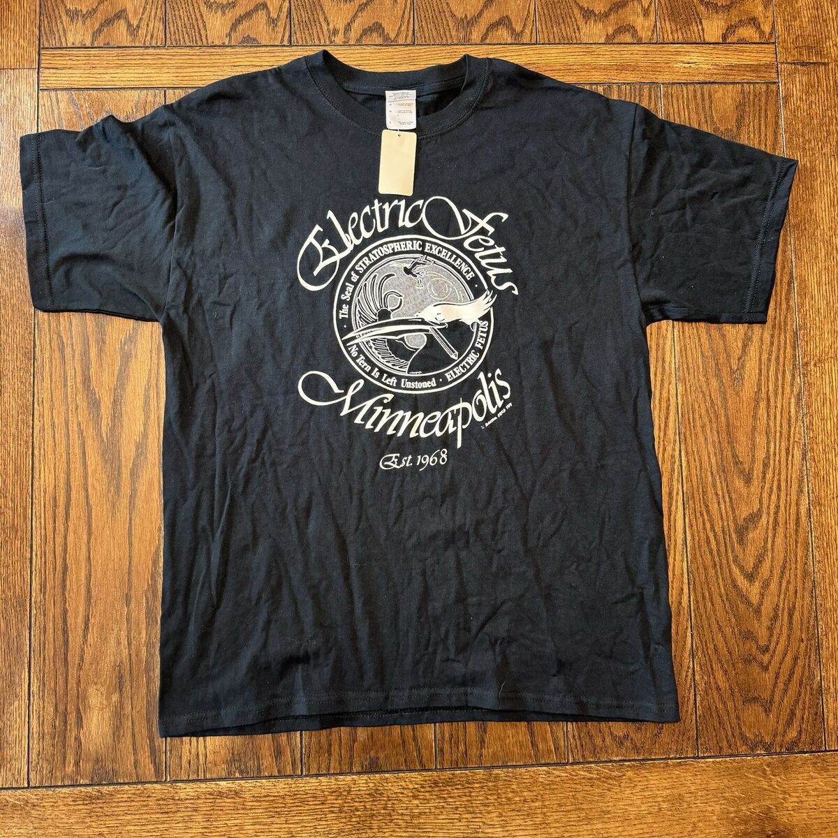 Electric Fetus Large T Shirt No Tern Is Left Unstoned Electric Fetus Large T Shirt No Tern Is Left Unstoned