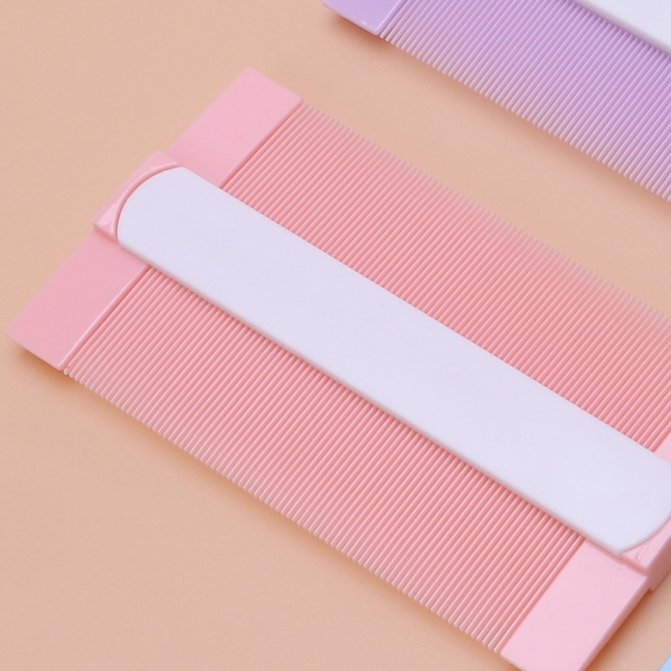 pcs Combs Plastic Combs Double Sided Comb Fine Tooth Head Hair Combs ...