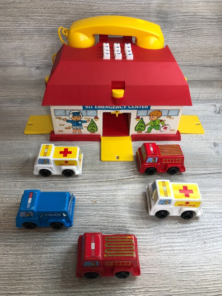 Vintage Handi-Craft Company 911 Emergency Center Toy Phone Retro | eBay