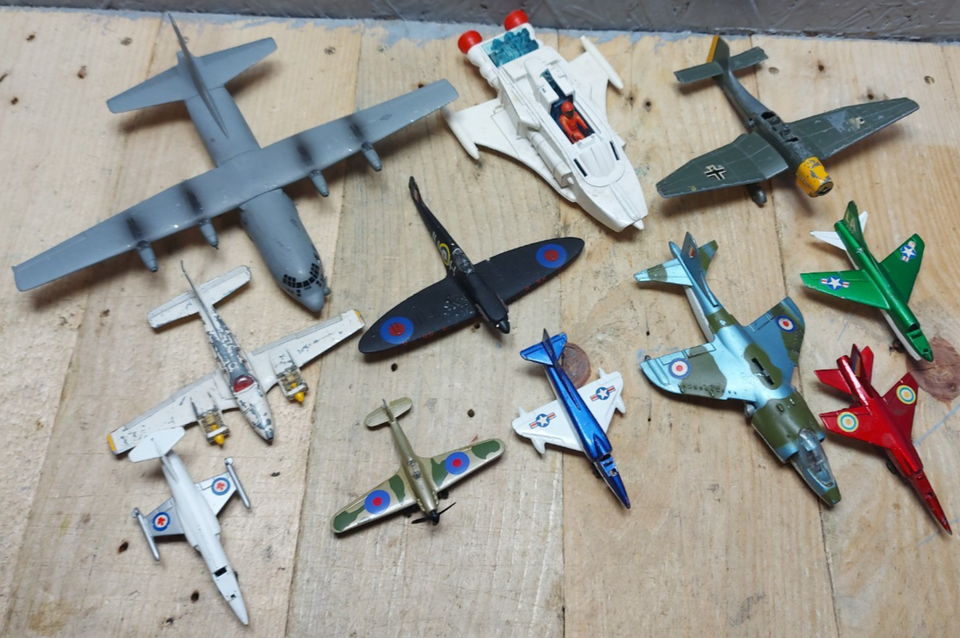 Vintage Plane Models Bundle 11Pcs Assorted Plane & Brand Models | eBay