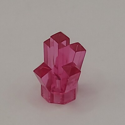 Lego TRANS PINK CRYSTAL JEWEL ROCK Friends Belville Treasure Minifigure ...