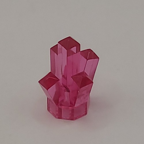 Lego TRANS PINK CRYSTAL JEWEL ROCK Friends Belville Treasure Minifigure ...