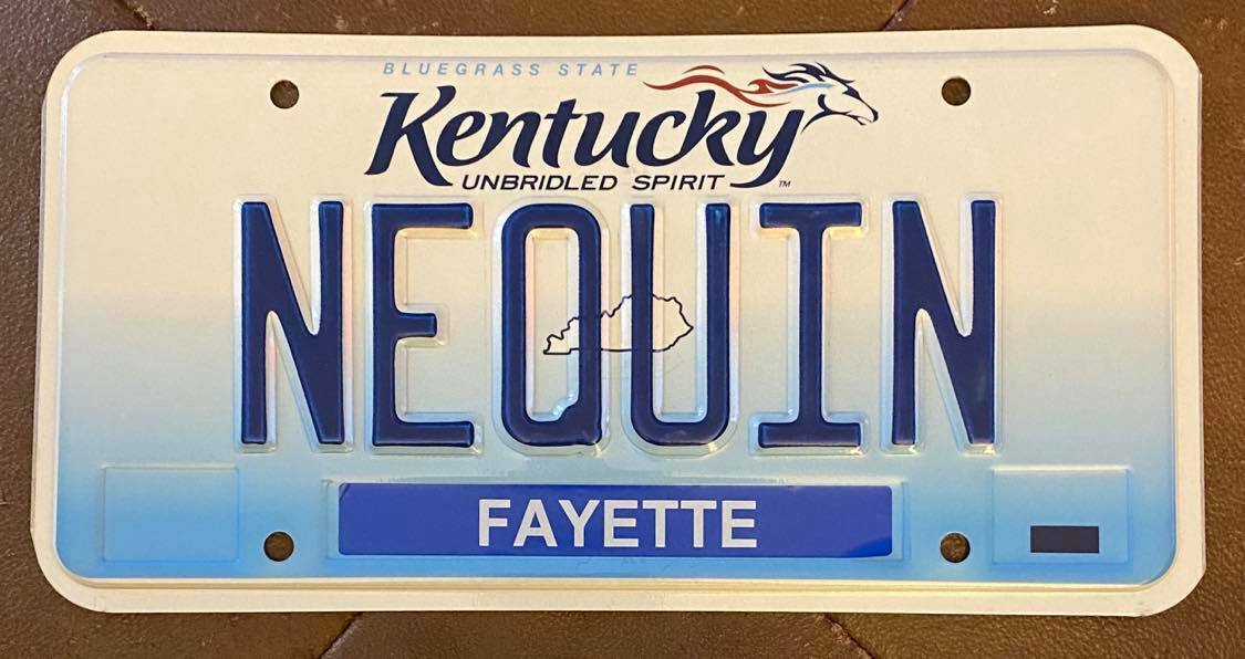 Kentucky VANITY License Plate NEQUINE | eBay