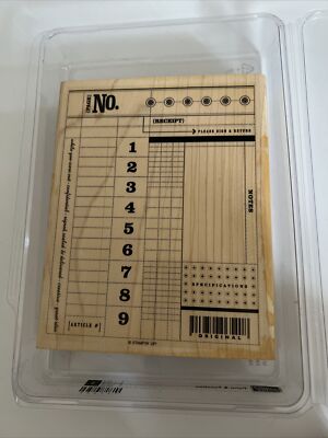 Stampin' Up! FORM & FUNCTION Wooden Rubber Stamp RETIRED | eBay