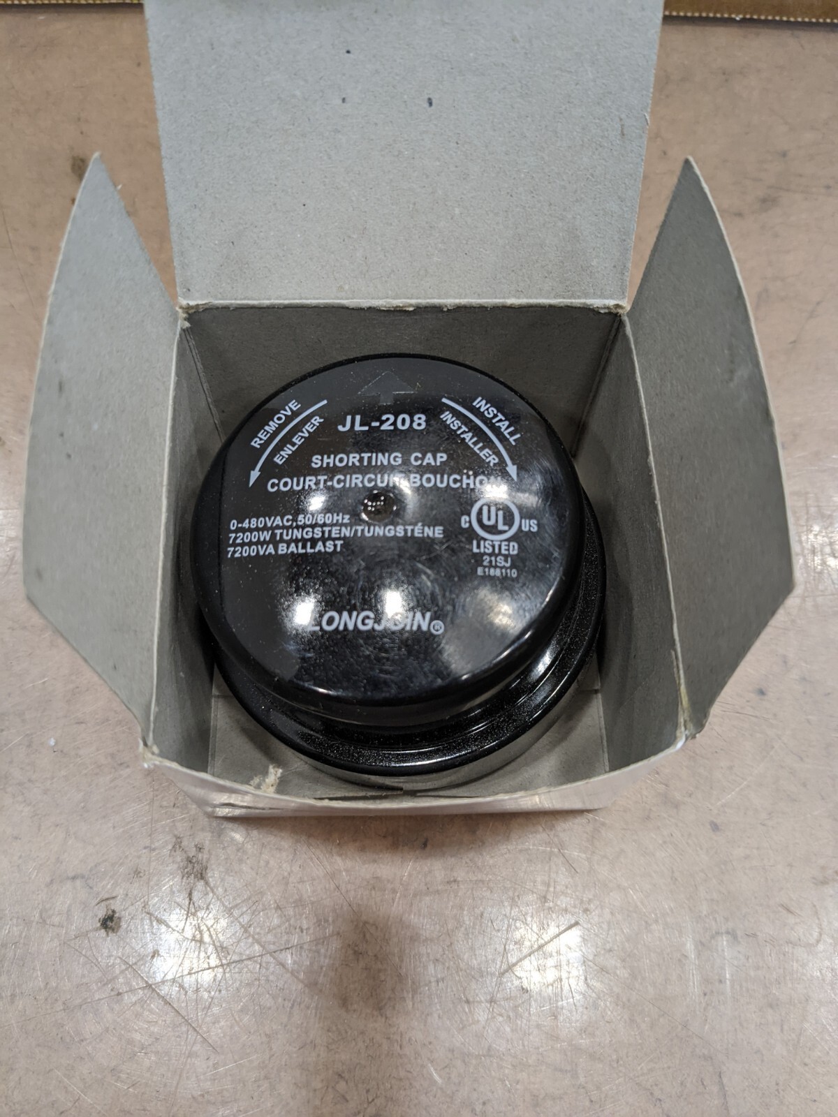 LONGJOIN JL-208 Shorting Cap 3-Pin Twist-Lock 0-480VAC, 50/60HZ | eBay