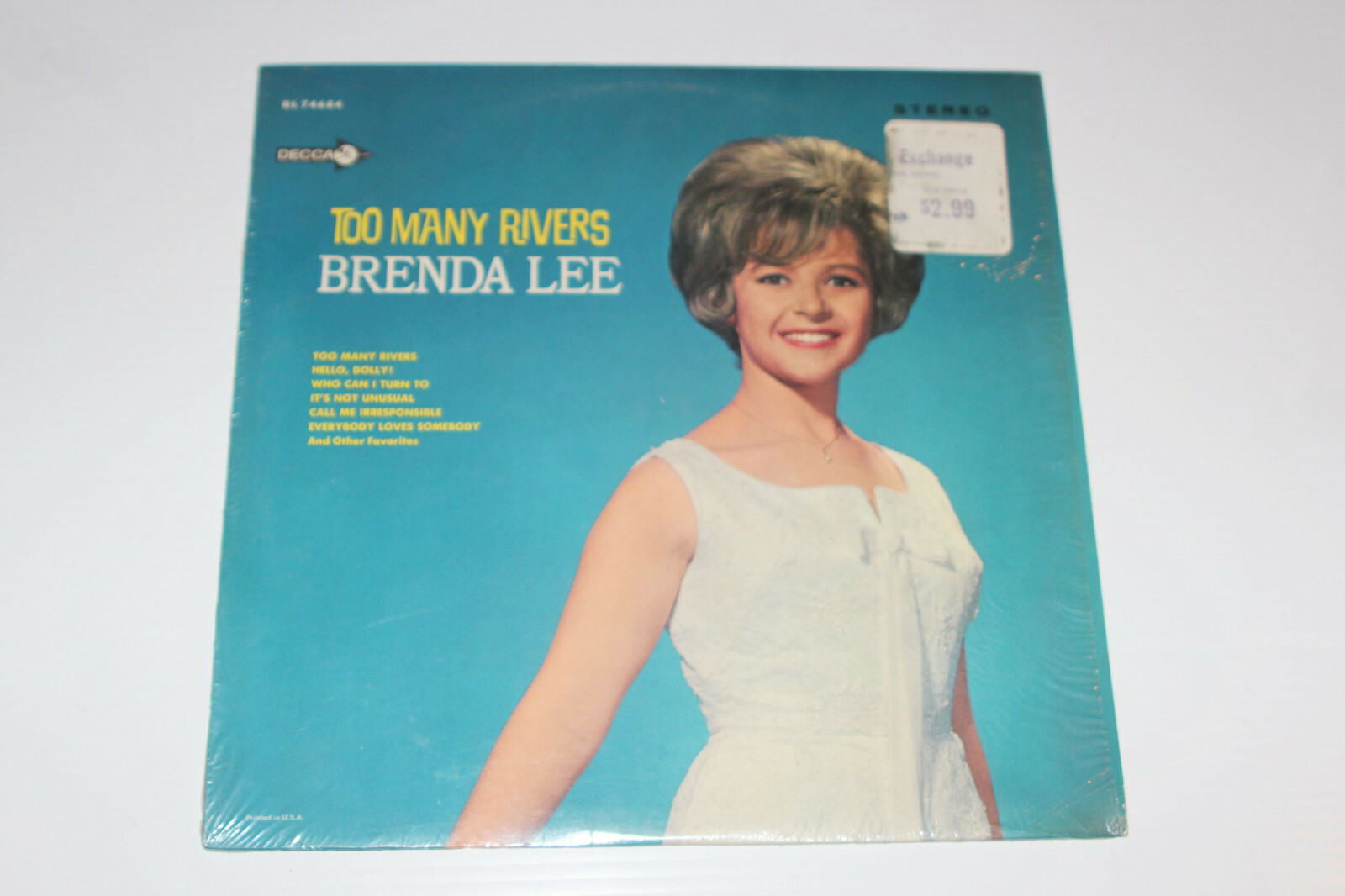 Brenda Lee - Too Many Rivers LP Decca Records DL 74684 Shrinkwrap ...