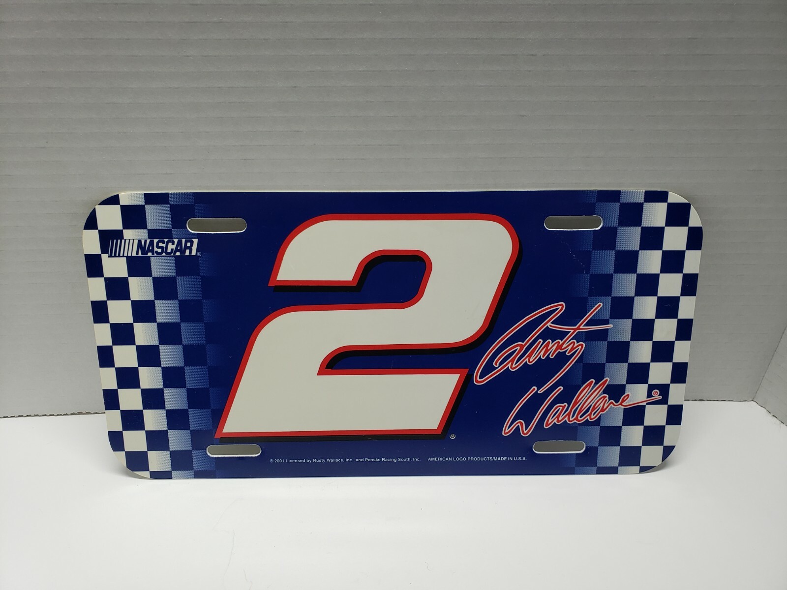 NASCAR Rusty Wallace #2 Vanity Plate | eBay