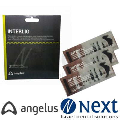 Dental ANGELUS INTERLIG Dental Glass Fiber Splint impregnated Light ...