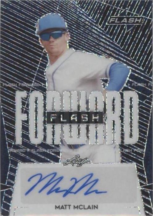 2021 Leaf Flash - Flash Forward Matt McLain #FF-MM2 Navy /99 (AU, RC ...