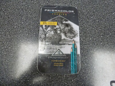 Prismacolor Premier Sketching Pencils, Pack of 12, Turquoise | eBay