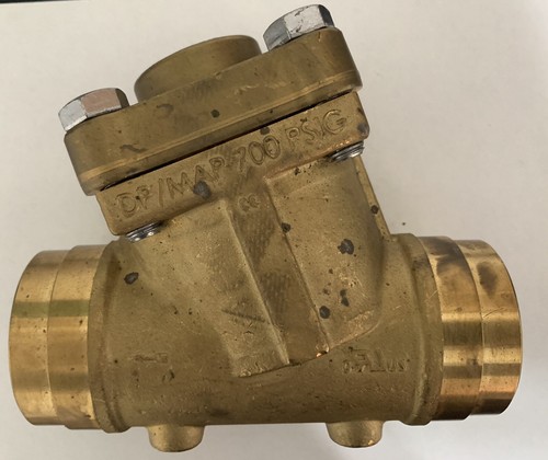 MUELLER 2-5/8" O.D CHECK VALVE 4-BOLT CONNECTION TYPE ODS X ODS B34240 ...