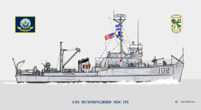 USS Hummingbird MSC-192 Ship Print US Navy | eBay