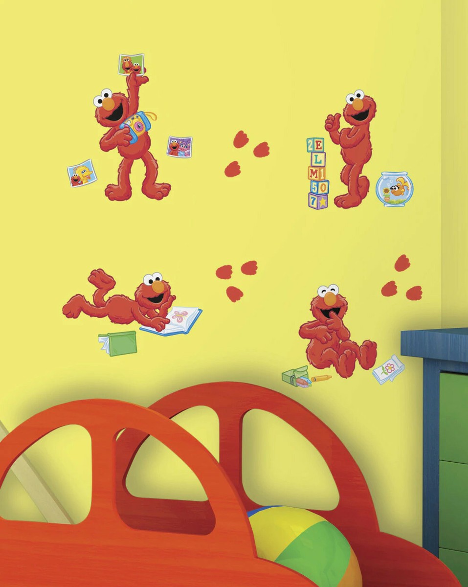 Imágenes En Alta Definición De Calcomanías De Pared De Elmo Elmo