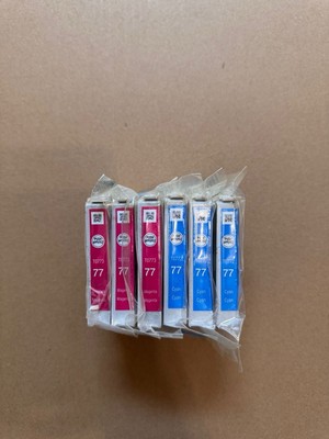 6 x Epson 77 Ink Cartridges for Stylus Photo R260 R280 R380 RX580 RX595 ...
