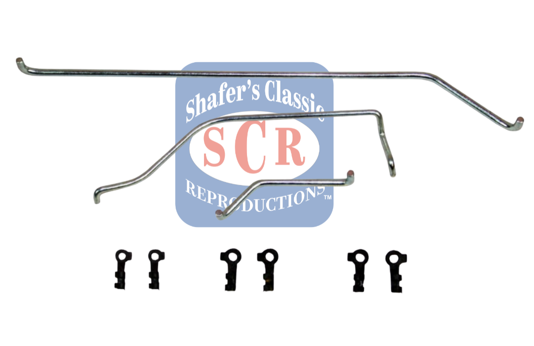 1959-1960-1961 Chevrolet 348 Tri-Power Linkage Rod Kit