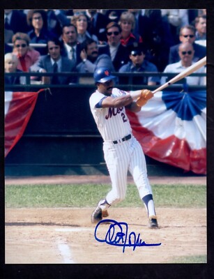 Cleon Jones Signed Autographed 8 x 10 Photo batting New York Mets FREE ...