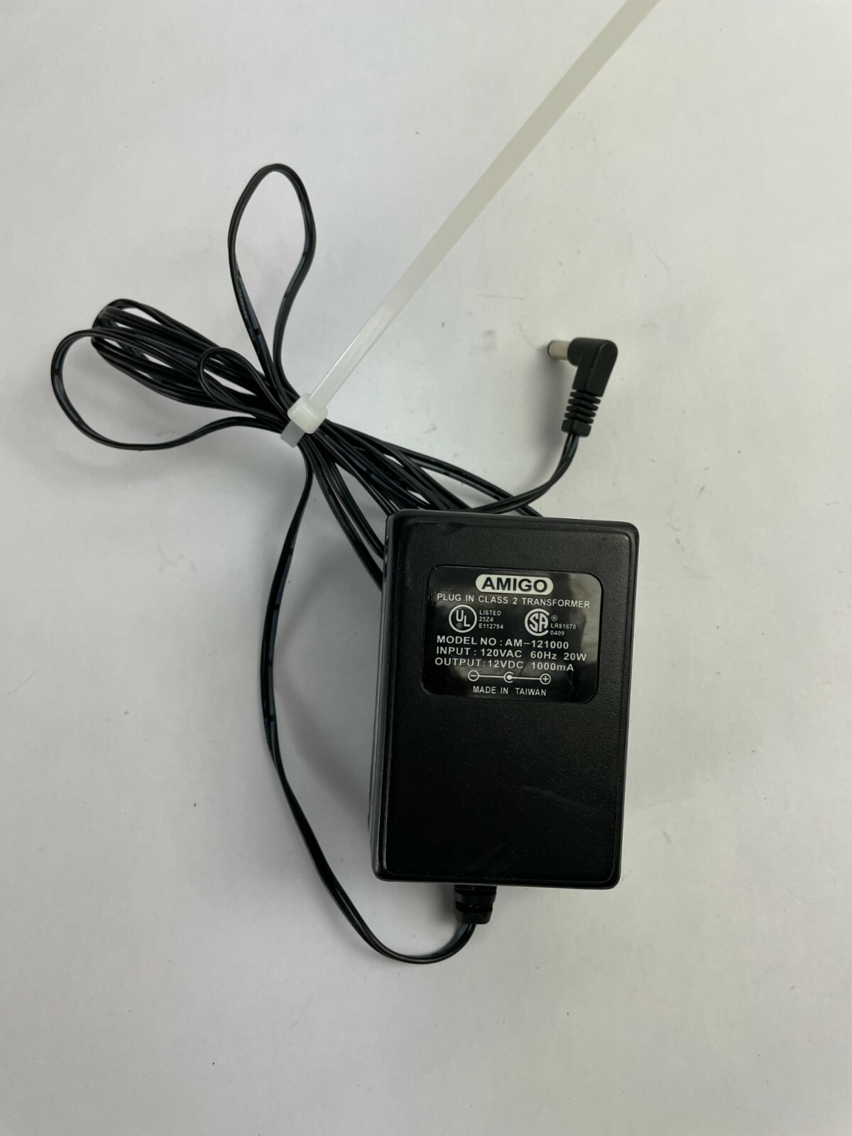 Genuine Amigo AM-121000 Ac Adapter Output 12 V 1 A Power Supply Adapter ...