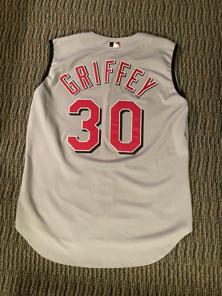 Ken Griffey Jr. #30 Russell Cincinnati Reds Vest Jersey Size 44 | eBay