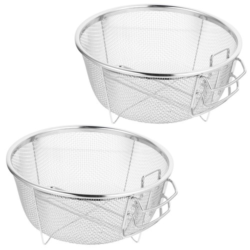2 Pcs Frying Basket Filter Mesh Wire for Fryer French Fries Holder | eBay