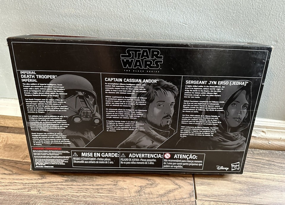 Star Wars Black Series Rogue One 3 Pack Jyn Erso Cassian Andor Death ...