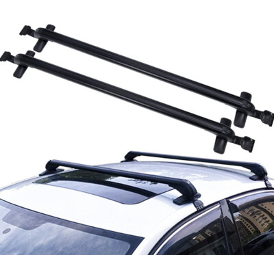 2pcs Car Top Luggage Roof Rack Cross Bar Carrier Adjustable Window ...