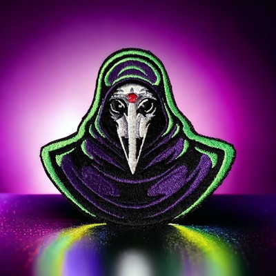 Pembroke the Plague Doctor Patch - 3.72" x 3.87" - Iron On | eBay