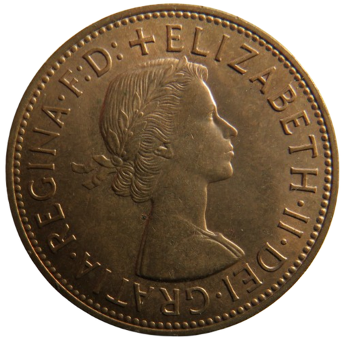 1962 Queen Elizabeth II One Penny Coin In High Grade | eBay