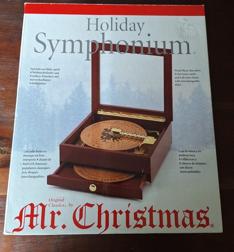 Mr. Christmas Holiday Symphonium Music Box +16 Discs 2004 Excellent ...