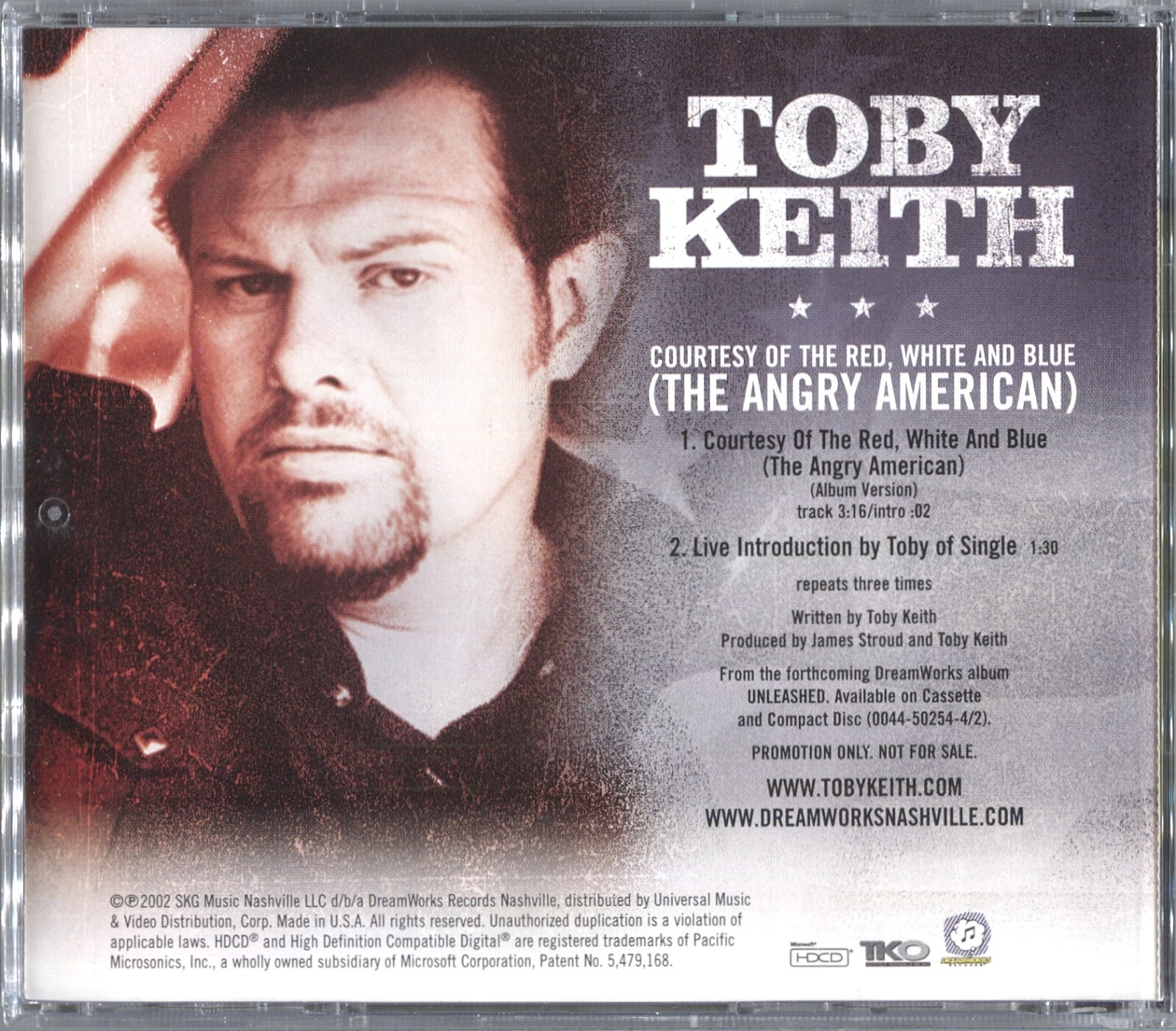 TOBY KEITH Courtesy of the Red White and Blue (The Angry American ...