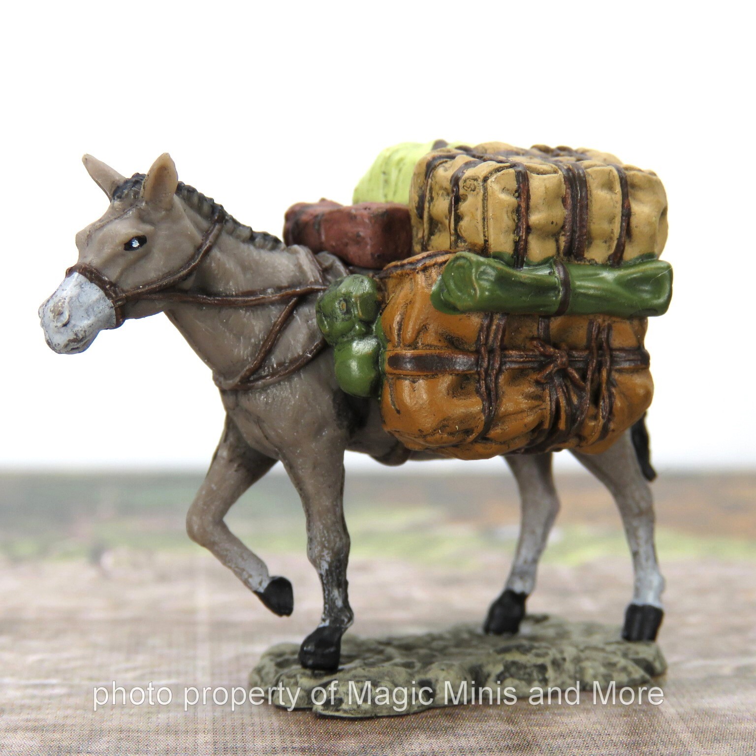 Wagon Ambush ~ PACK MULE Donkey D&D Pathfinder Warlock Tiles miniature ...