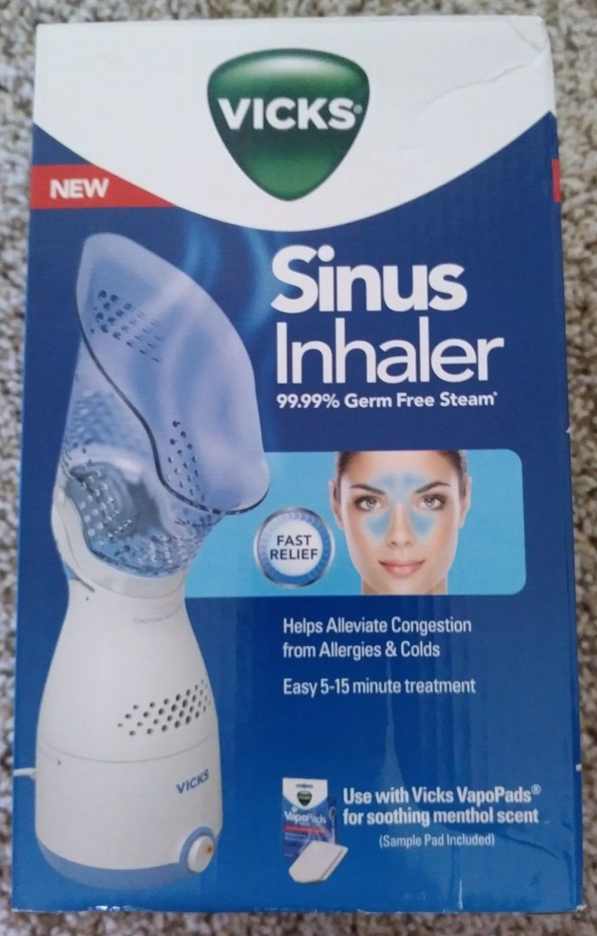 VICKS Sinus Inhaler - Steam Therapy for Sinus, Cold & Allergy Relief ...