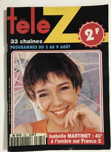 TELE Z n°725 - 1996 - ISABELLE MARTINET - YVES RENIER | eBay