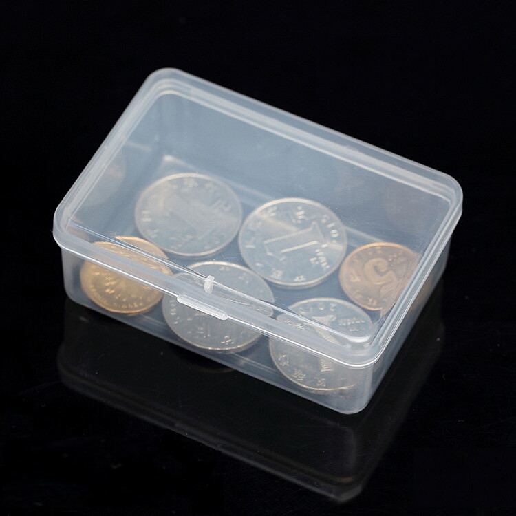4PCS Small Plastic Storage Container Boxes Box DIY Coins Screws Jewelry ...