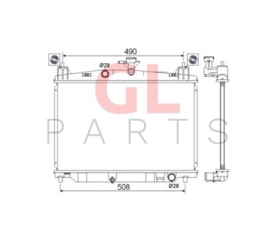 Engine Cooling Radiator FOR MAZDA 2 2010 - 2014 ZY8415200A New | eBay