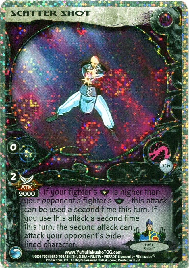Scatter Shot - TC19 - 1st Edition - Foil (Exile) Yu Yu Hakusho | eBay