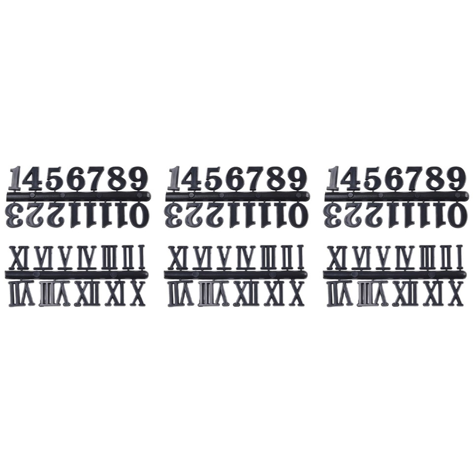 Arabic and Roman Clock Numerals Kit 6Pcs DIY Numbers for Clock For ...