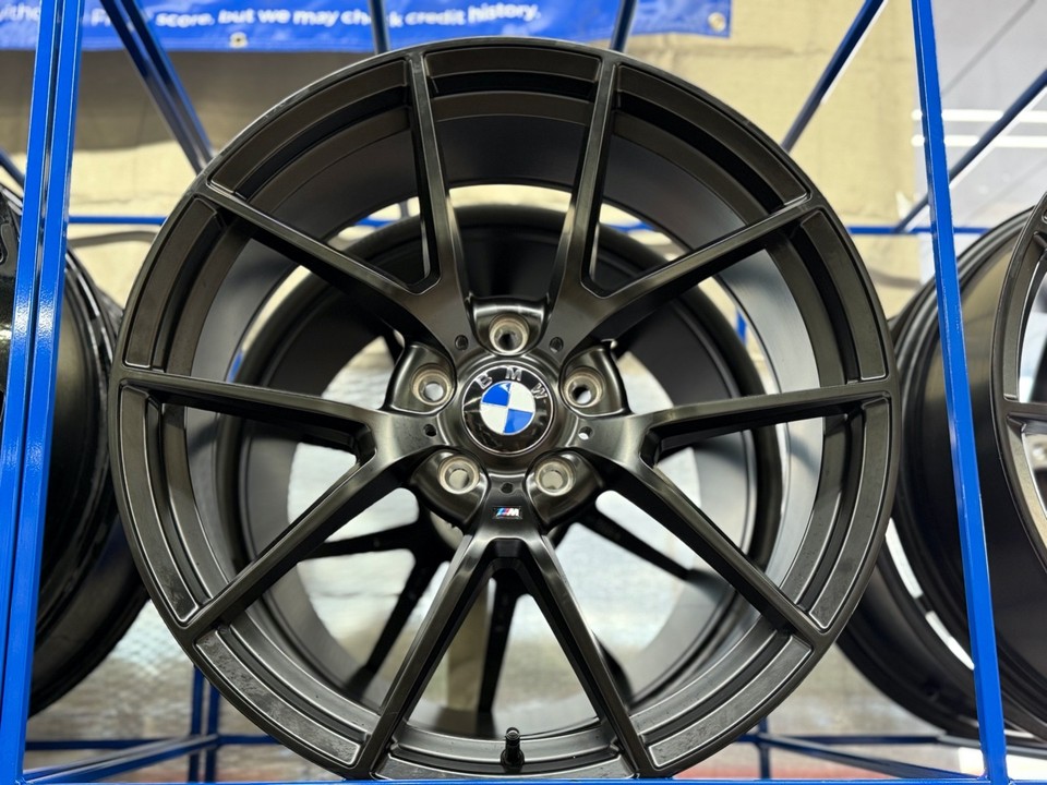 NEW 20" Staggered BMW Style 763M (4 Wheel)S 5X120 MATTE BLACK NEW RIMS ...
