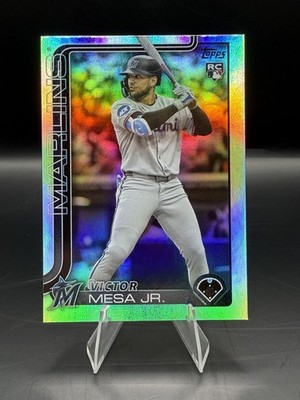 2025 Topps Update Rainbow Foil Parallel Victor Mesa Jr. Marlins RC ...