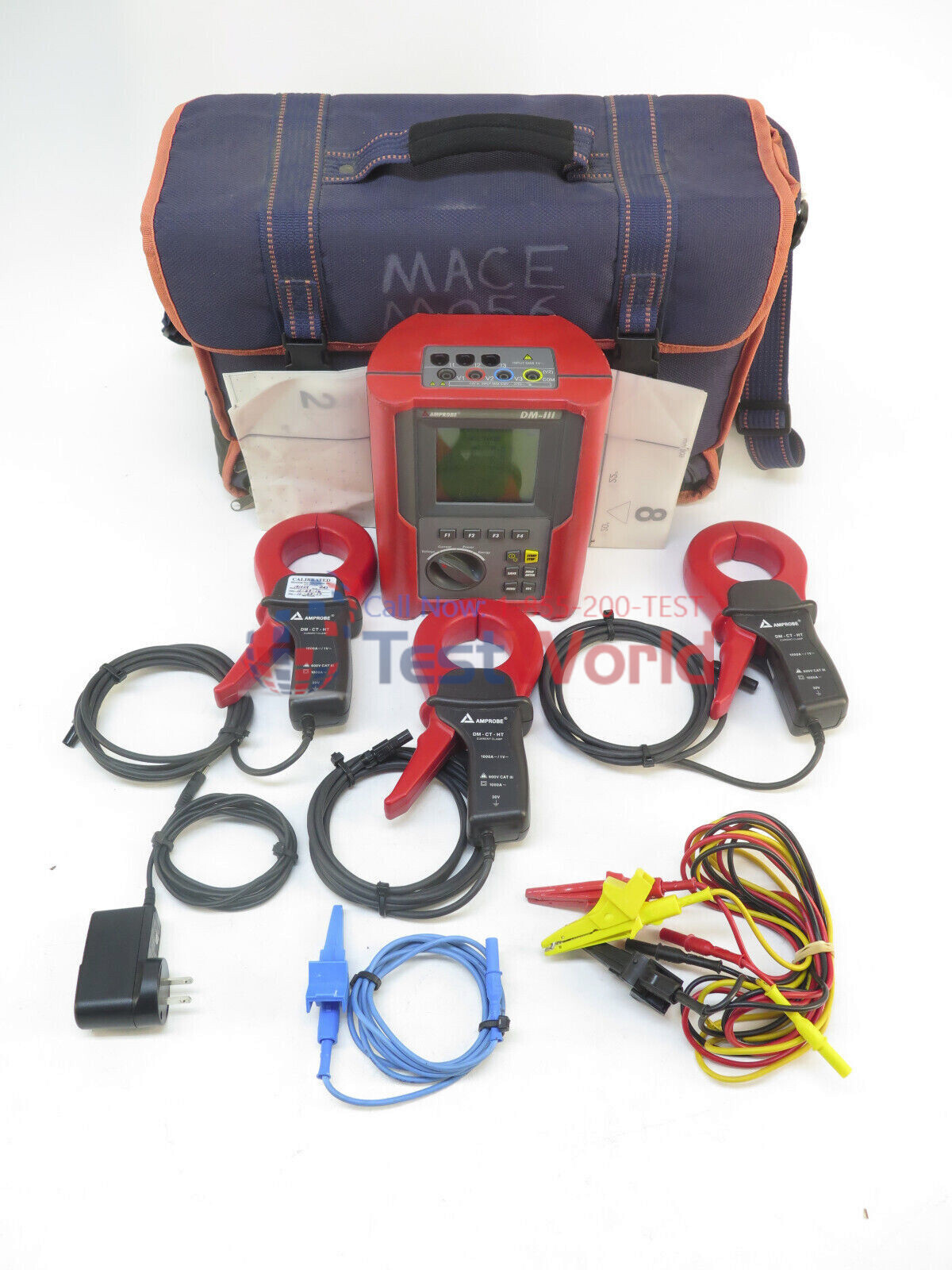 Amprobe DM-III MultiTest Flex Power Datalogger BR, DM-CT-HT Probes ...